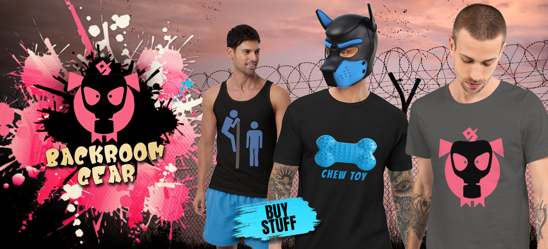 Backroom Gear | Buy Gay Kink T-Shirts | Unique Casual Fetish Wear ...
